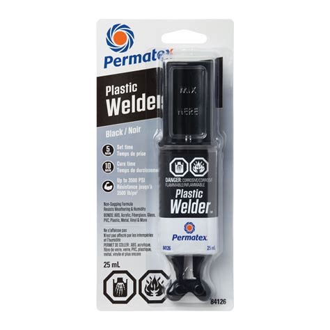 Structural Adhesive, Plastic Welder, Black, 25 ml from PERMATEX | BMR