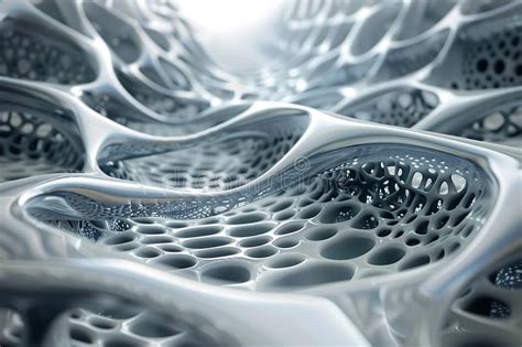 Ai Art Of A Cutting Edge Futuristic Building Design Stock Illustration Illustration Of