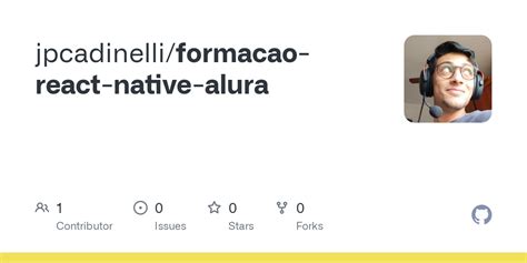 GitHub Jpcadinelli Formacao React Native Alura