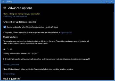 Windows Update Defer Feature And Quality Updates In Windows Page Tutorials