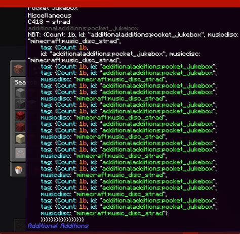 Bug Nbt Data Of Pocket Jukebox Seems To Store Itself Recursively