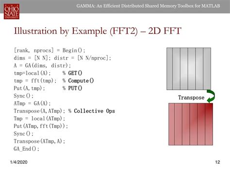 Ppt Gamma An Efficient Distributed Shared Memory Toolbox For Matlab