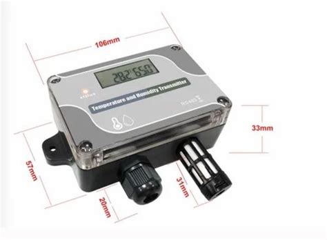 Temperature And Humidity Sensor With Lcd Display And Modbus Rs485
