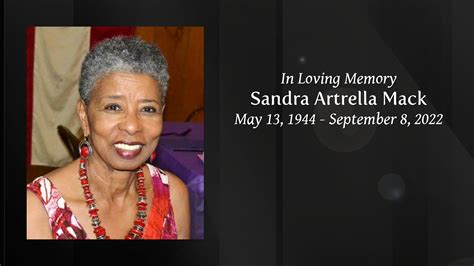 Sandra Artrella Mack Tribute Video