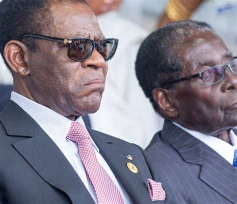 Robert Mugabe Pictured Sleeping During Buharis Inauguration In Abuja Photos 36ng