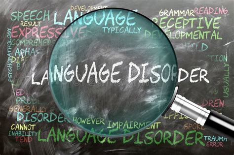 Language Disorder Being Studied Examined Under Close Inspection