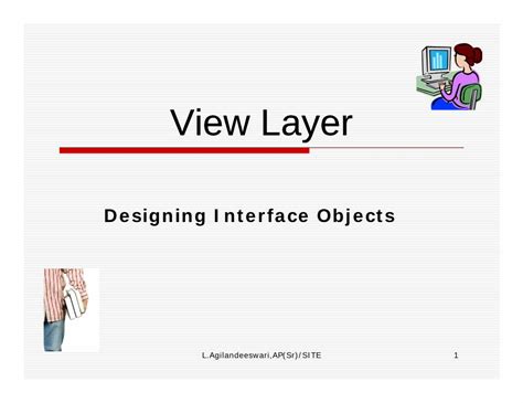 Pdf Unit 5 Module 1 View Layer · 3access Layer View