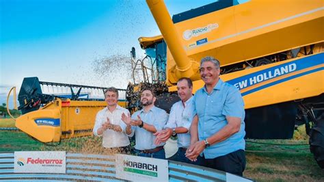 Força da produção rural é destaque na abertura da colheita do arroz Secretaria da Agricultura