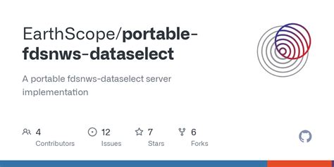 Github Earthscopeportable Fdsnws Dataselect A Portable Fdsnws