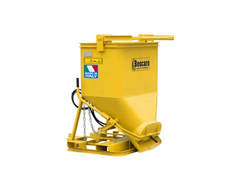 Hydraulic Concrete Bucket With Forklift Pockets Boscaro Italia