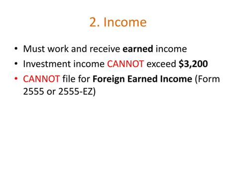 Earned Income Tax Credit Eitc Pptx
