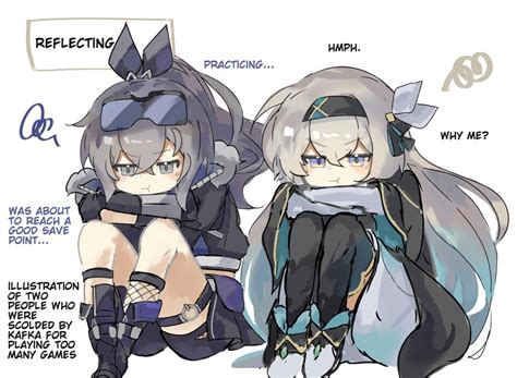 New Ways To Bond With Firefly And Silver Wolf Art By Akzh000 R Honkaistarrail