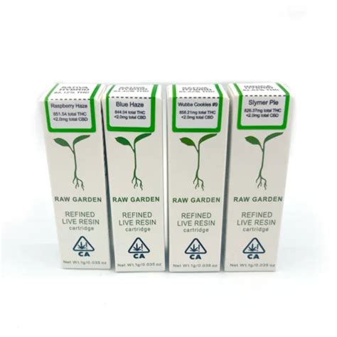 Raw Garden Carts Refined Live Resin 11 Grams Hollyweed Dispensary
