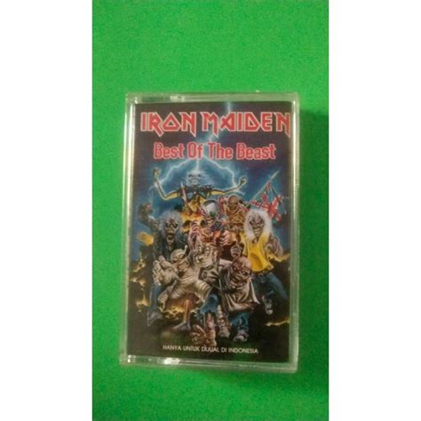 Jual Kaset Pita Iron Maiden Best Of The Beast Shopee Indonesia