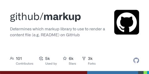 Github Githubmarkup Determines Which Markup Library To Use To Render A Content File Eg