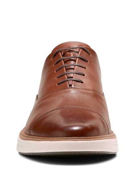 Cole Haan Øriginalgrand Cityspectre Cap Toe Oxford In Brown For Men Lyst