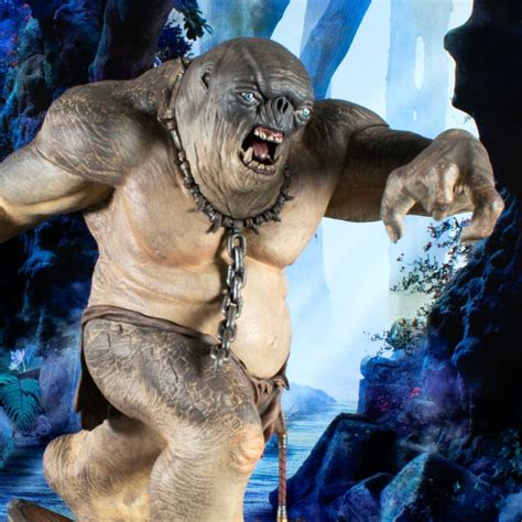 The Lord Of The Rings Cave Troll Deluxe Gallery Pvc Diorama Statue