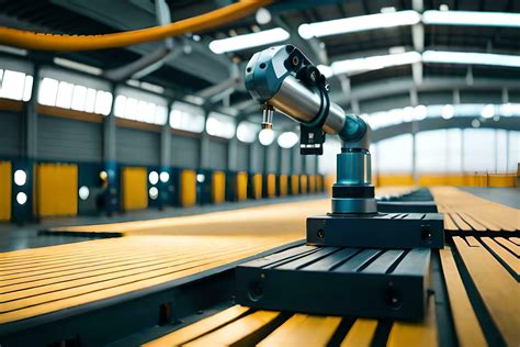 A Robotic Arm Is Sitting On A Conveyor Belt AI Generated Stock Photo At Vecteezy