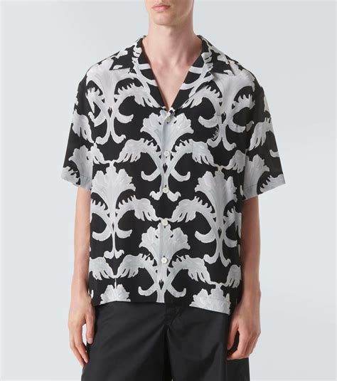 Valentino Printed Silk Bowling Shirt Valentino