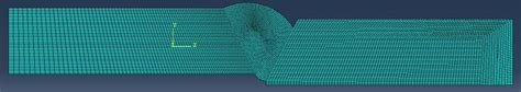Finite Element Model Of The Specimen With Misalignment Excess Wm