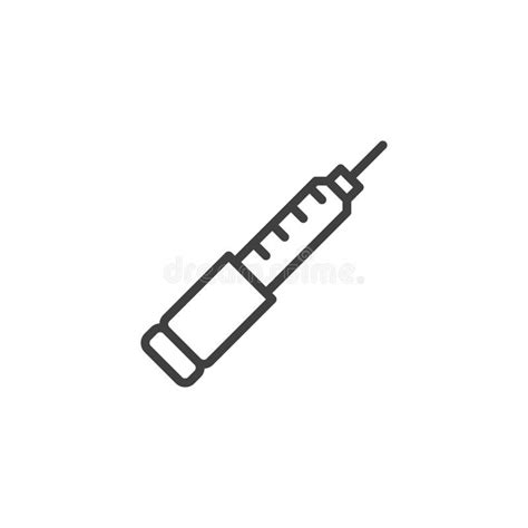 Insulin Pen Line Icon Stock Illustration Illustration Of Pixel 267568128