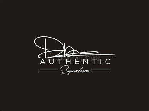 Letter Db Signature Logo Template Vector Stock Vector Illustration Of