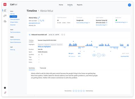 Call Summaries Callrail Help Center