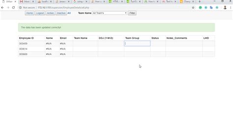 javascript how can i use dropdown in table tag stack overflow