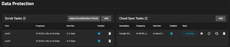 Cloud Sync Tasks Screens TrueNAS Documentation Hub