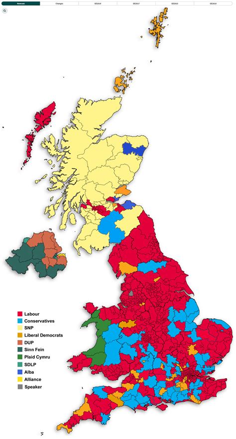 My Genuine Prediction Of The 2024 Uk General Election Results Map What Do You Guys Think R