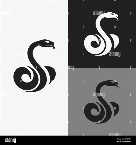 Snake Logo Animal Icon Vector Illustration Stock Vector Image And Art