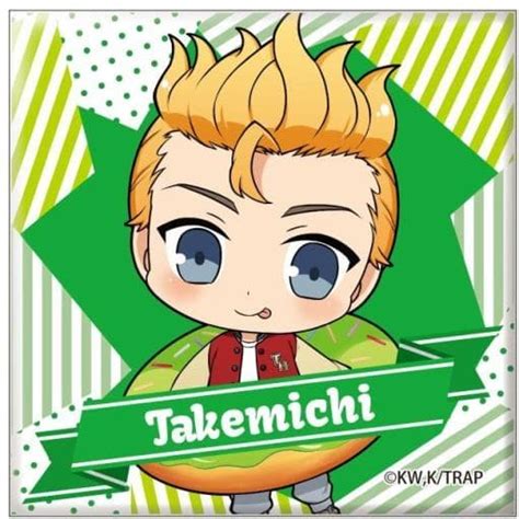 駿河屋 花垣武道 ちびっつ どーなつ スクエア缶バッジ 「東京リベンジャーズ」（バッジ・ピンズ）