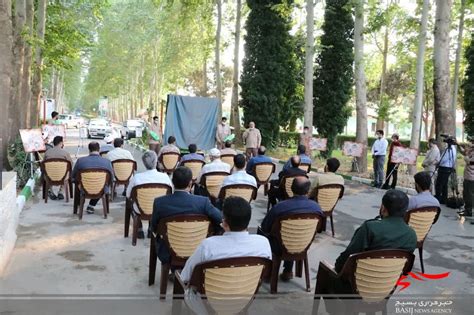 آیین رونمایی از یادمان شهید رجایی در اردوگاه شهید رجایی محمد شهر کرج