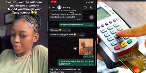 Lady Leaks Chat As Pos Agent Gets Her Number Asks Her Out