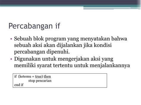 PPT Percabangan PowerPoint Presentation Free Download ID 3843111