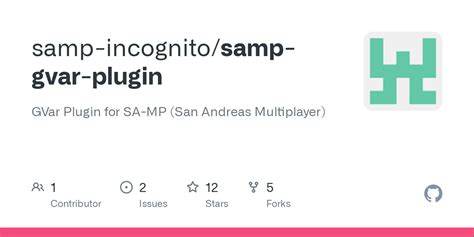 GitHub Samp Incognito Samp Gvar Plugin GVar Plugin For SA MP San