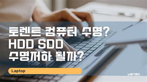 토렌트 사용 시 컴퓨터 성능 및 수명 SDD HDD 저하될까 - YouTube