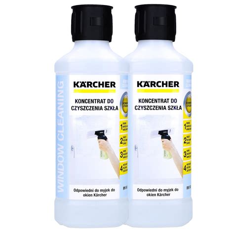 2x Kärcher Glasreiniger-Konzentrat 500 ml Fensterreiniger ...