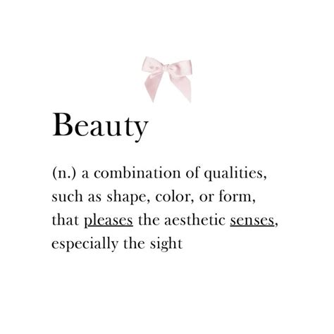 beauty definition widget