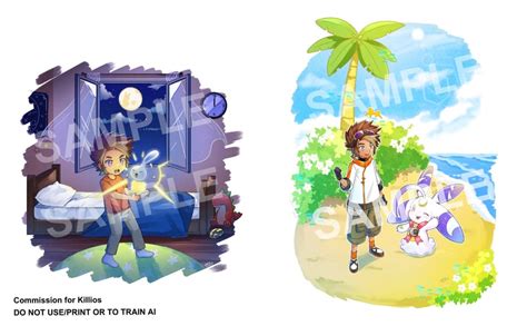 Lunamon And Moonmon Original And More Drawn By Slayer Dramonz Danbooru