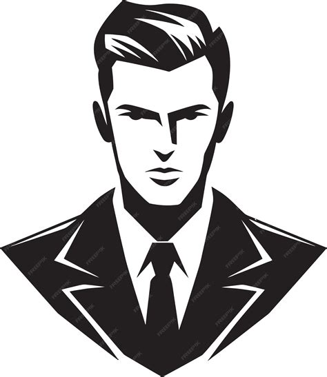 Dynamic Dexterity Badge Agile Male Face Logo Design For Vibrant Energy