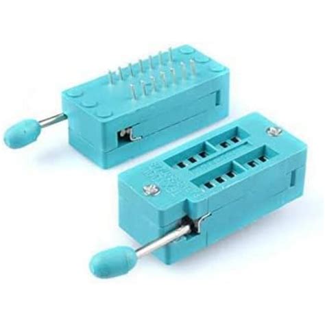 14 Pin Universal Zif Socket Front View With Lever Open