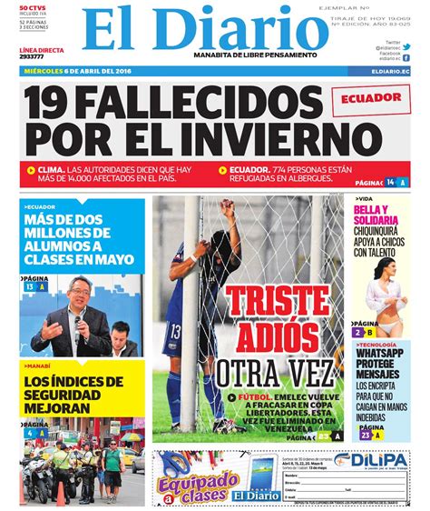 El Diario 06042016 By EDIASA Issuu