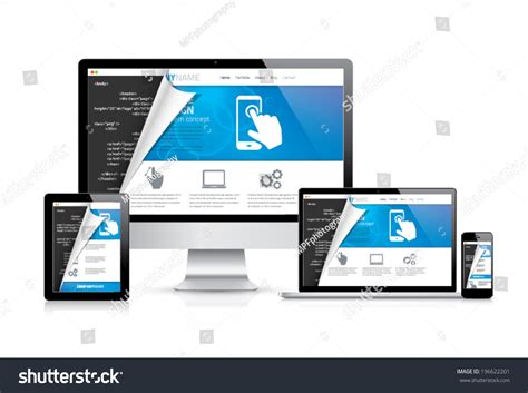 Software Development Landing Page Realistic Over 33 Royalty Free