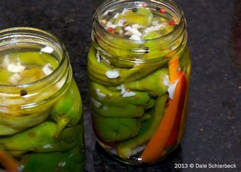 Pickled Peppers In Brine Stuffed Peppers Pickles Mason Jar Salad