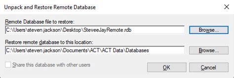 How Do I Transfer My Desktop Act Database To Act Premium Cloud And Enable Remote Database