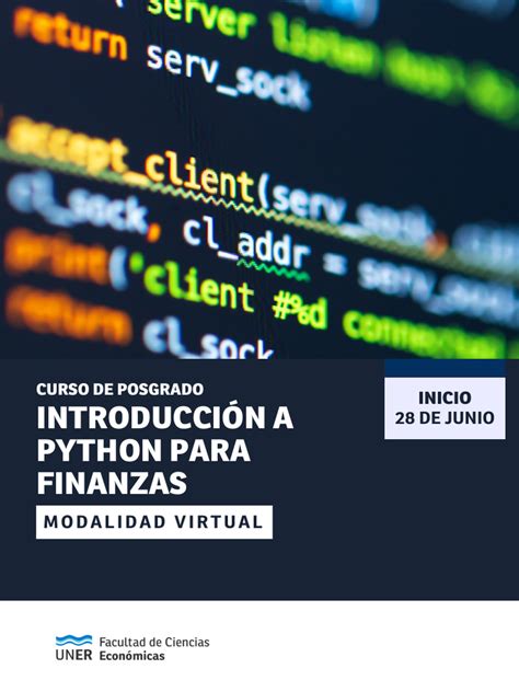 Introduccion A Python Para Finanzas 1 Pdf Python Lenguaje De