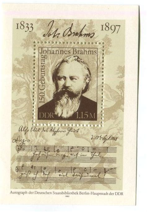 Block Johannes Brahms Ddr Kaufen Auf Ricardo