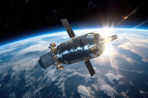 Premium Ai Image Nextgen Satellite With Innovative Propulsion System Created With Generative Ai