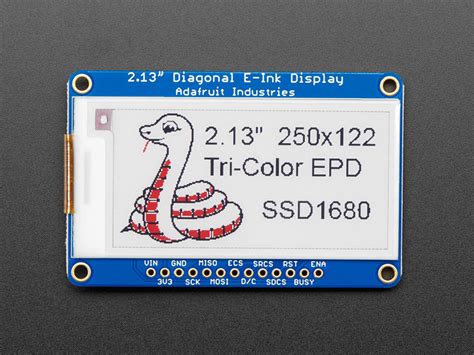 NEW GUIDE Adafruit 2 13 EInk Display Breakouts And FeatherWings AdafruitLearningSystem